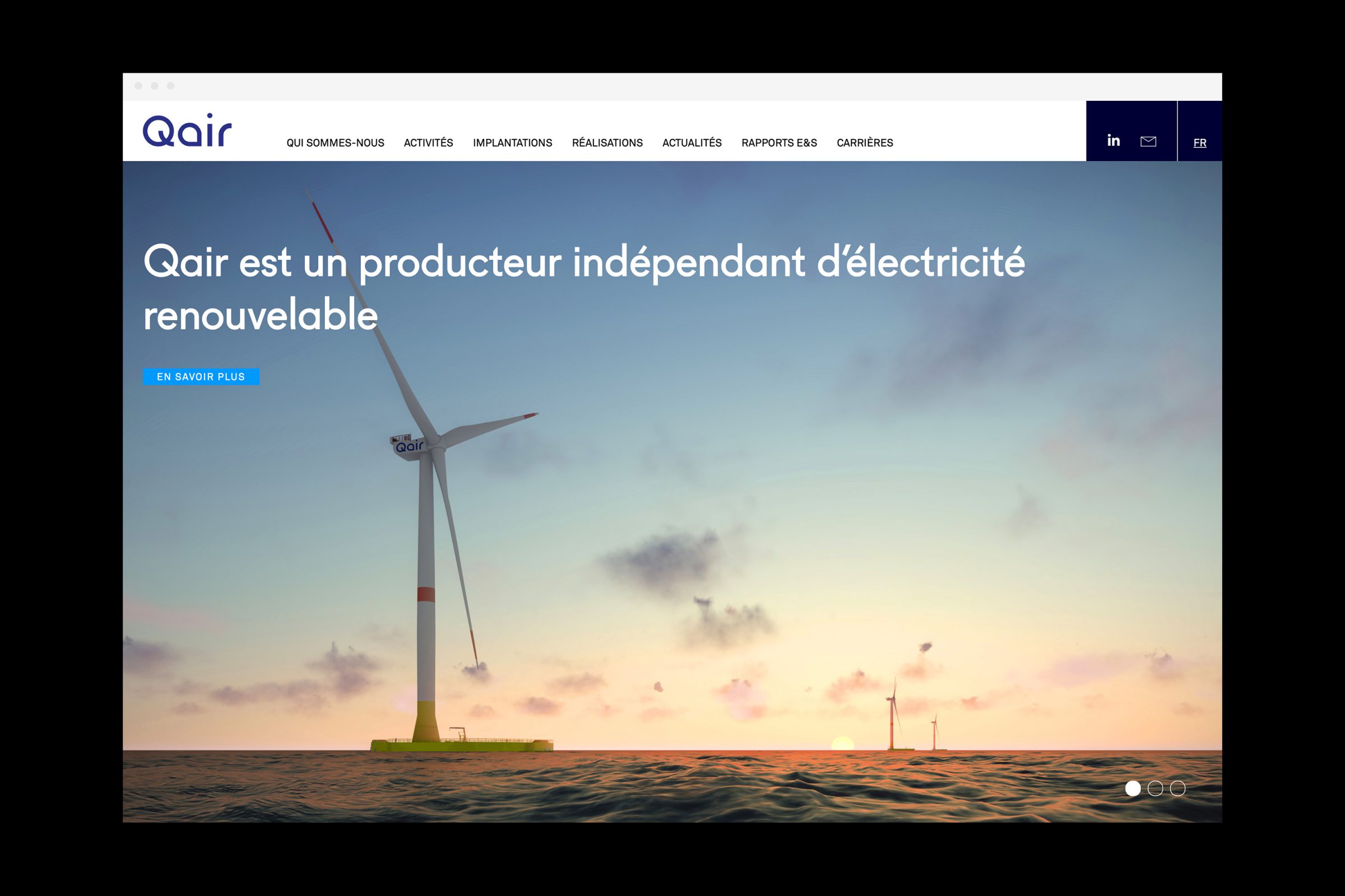 Qair Group develops on-shore and offshore windmills, hydro-electricity ...